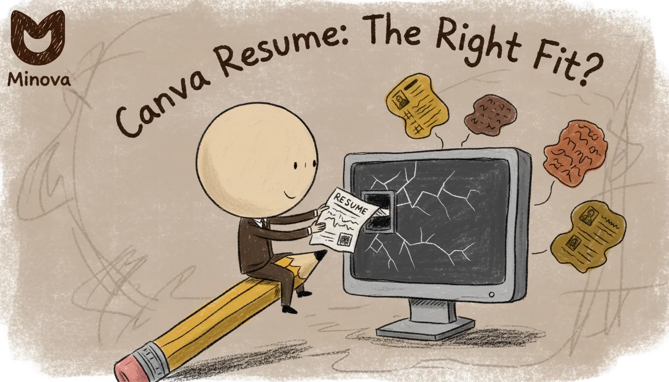 Canva简历模板：优点、缺点和替代方案 | Minova - ATS Resume Builder