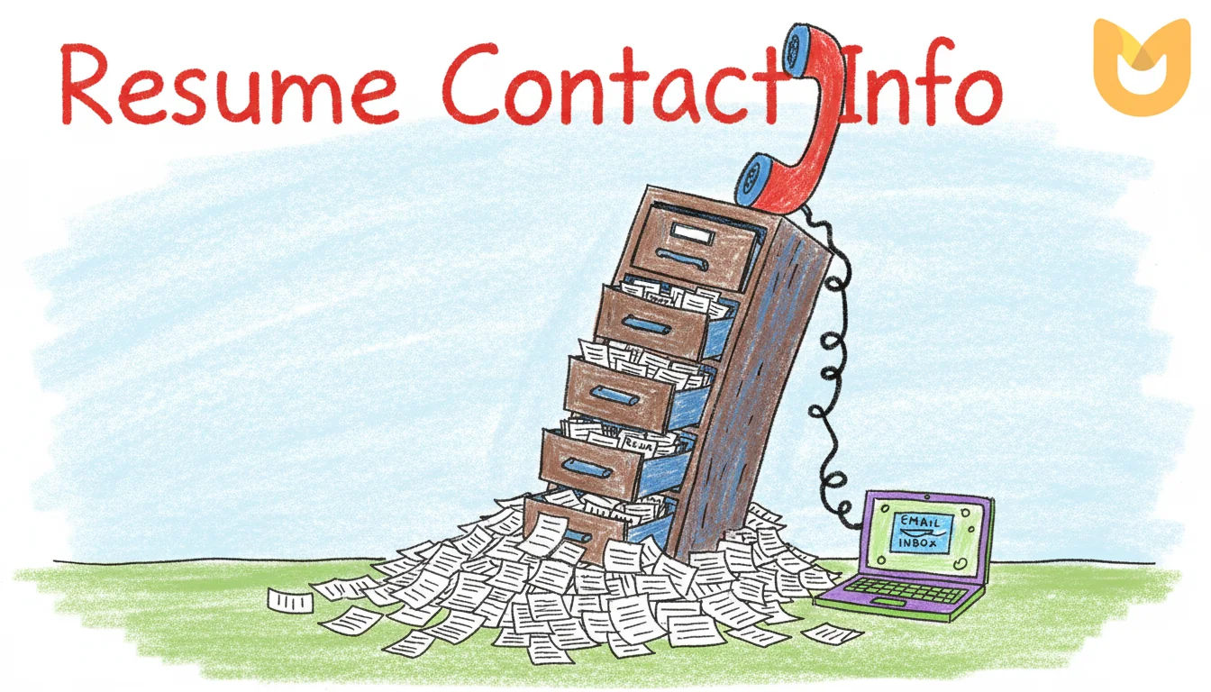 Informations de Contact sur un CV : Que Mettre | Minova - Resume AI ...