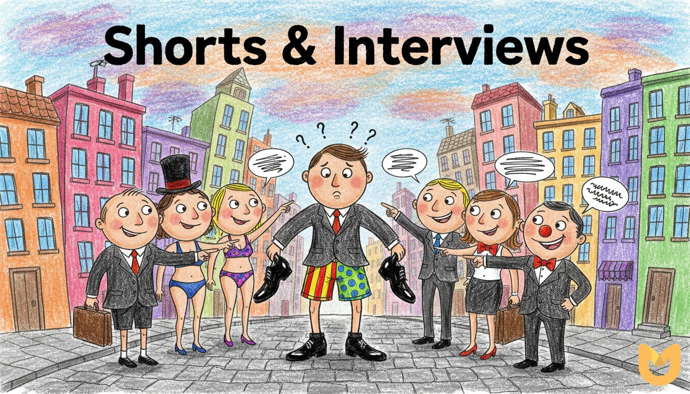 Job Interview Attire: Shorts or Suit? | Minova - ATS Resume Builder